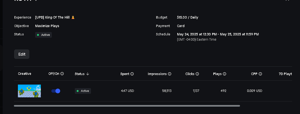 Would running 2-3 Maximize Plays campaigns be more effective? - Game Design Support - Developer ...