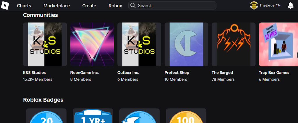 Roblox not displaying player's rank when looking at the communities ...