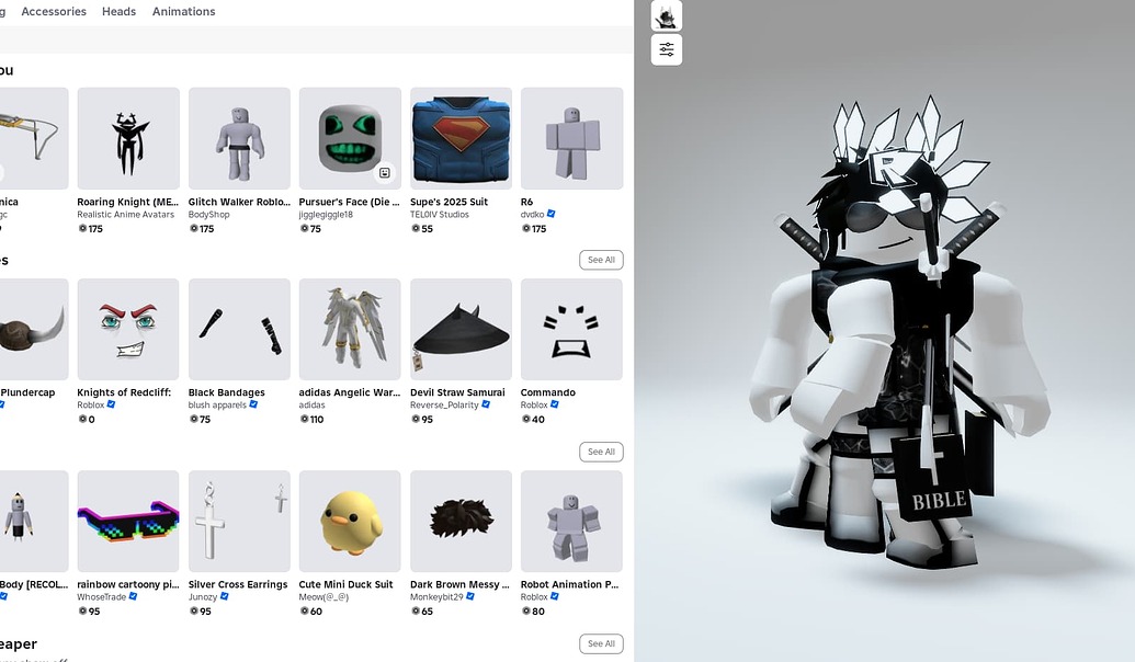 In-App Avatar Editor Issue - Roblox Application and Website Bugs ...