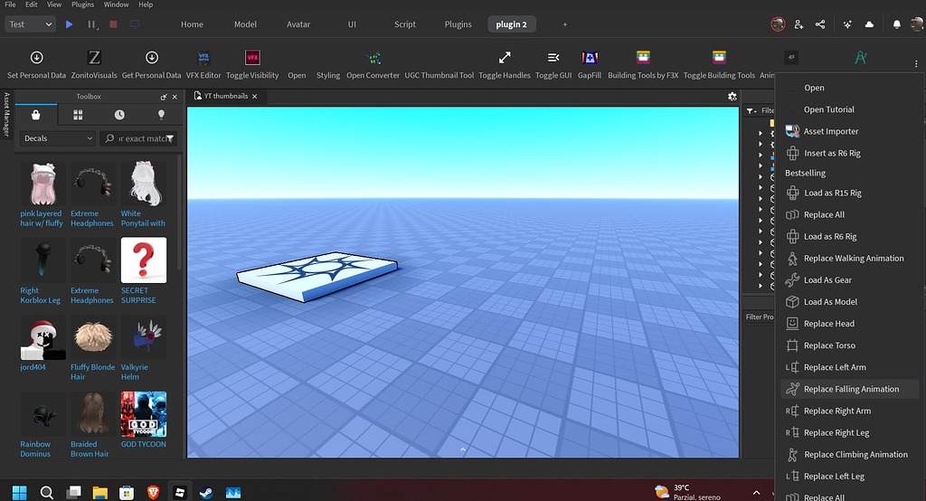 Plugin Problems With The New UI For Roblox Studio Developers - Engine ...