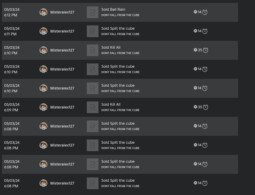 Random accounts spending so much robux in my game? - Platform Usage ...