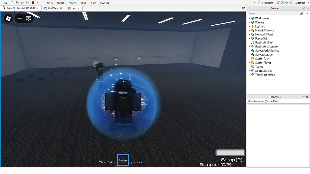 Healing script NOT WORKING! - Scripting Support - Developer Forum | Roblox