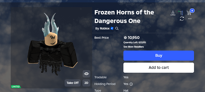 'Frozen Horns of the Dangerous One' are tilted instead of being ...
