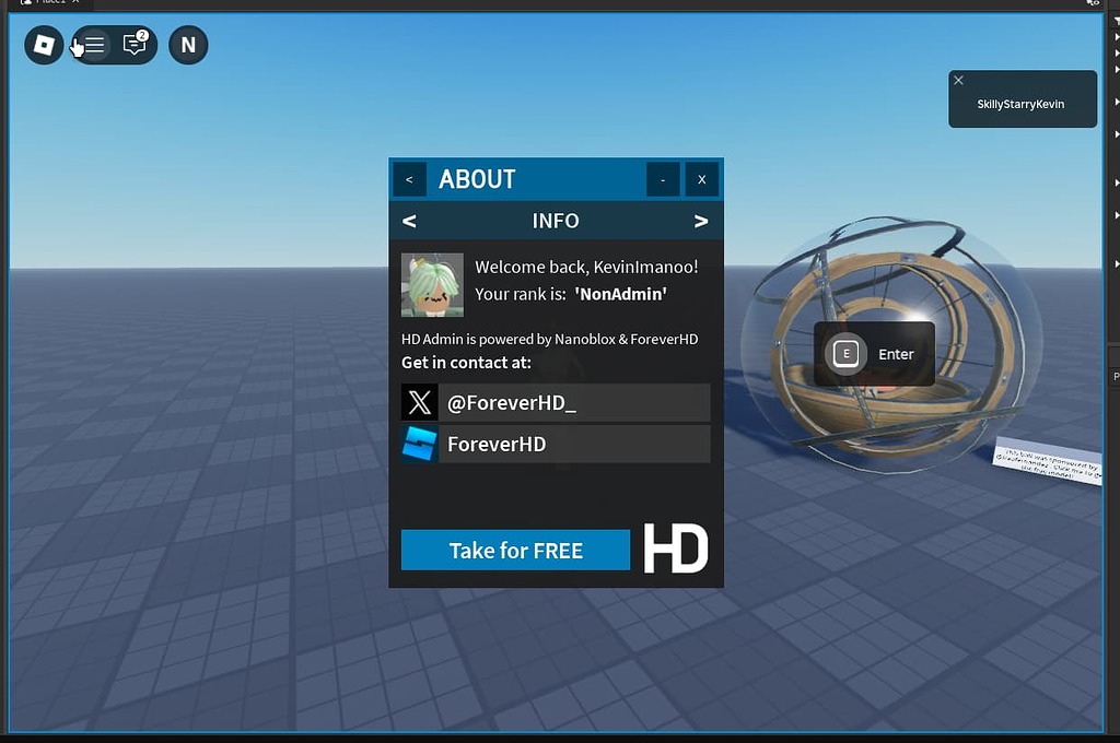How To Make An Player If Textbutton Clicked In Surface Gui Gives An Free Model Scripting