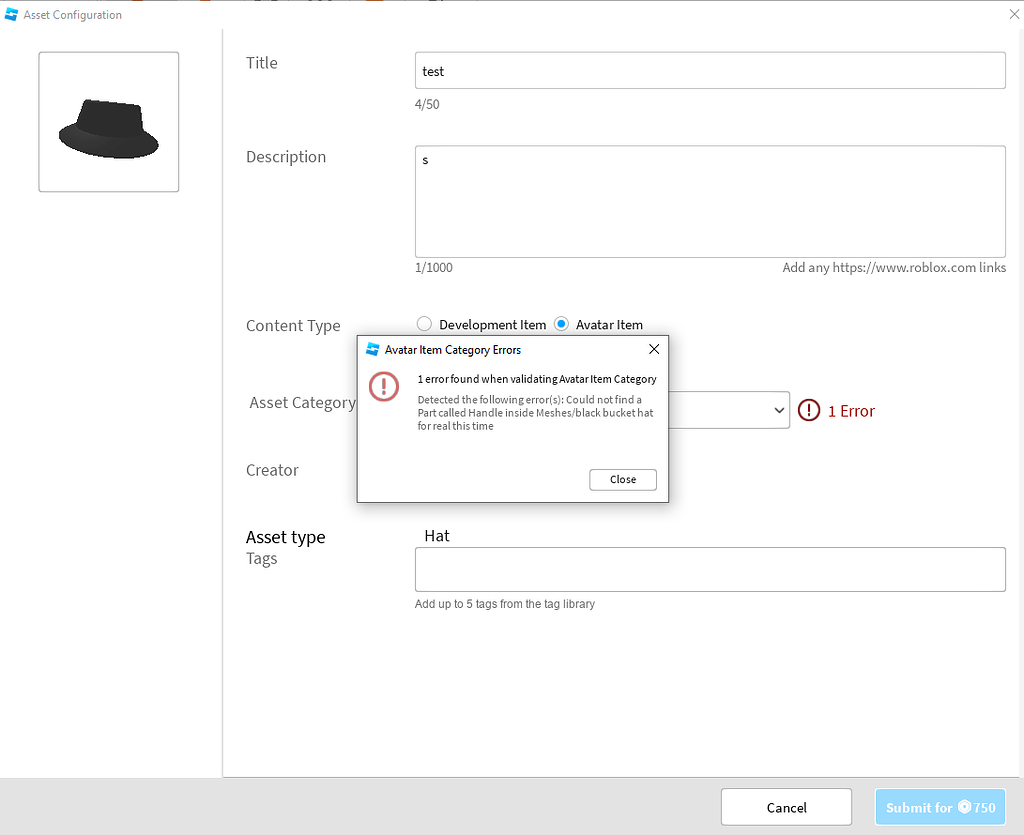 Accessory fitting tool glitching? - Platform Usage Support - Developer Forum | Roblox