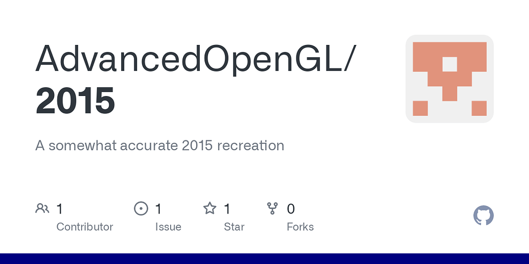 Open source 2015 recreation - Community Resources - Developer Forum ...