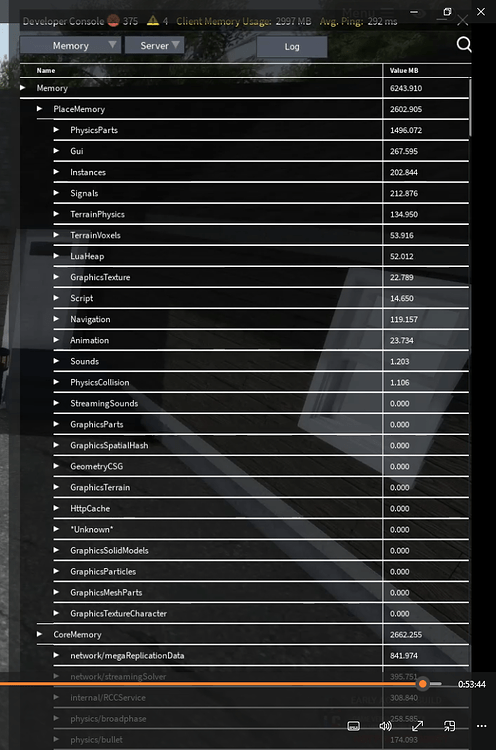 1 GB increase of Server Memory Usage after an hour - Scripting Support - Developer Forum | Roblox