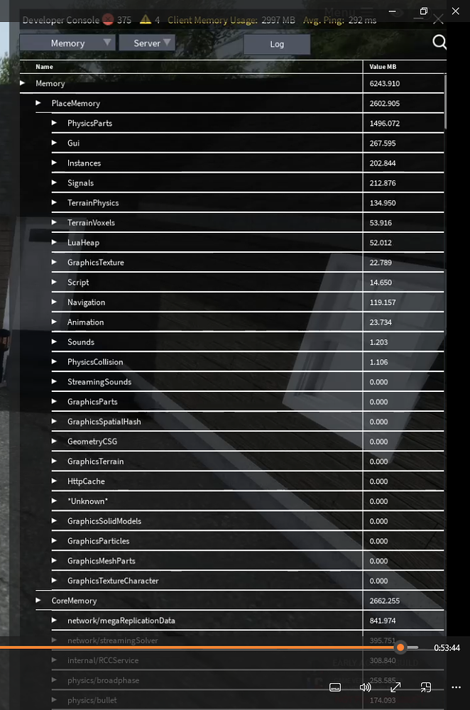 1 GB increase of Server Memory Usage after an hour - Scripting Support - Developer Forum | Roblox