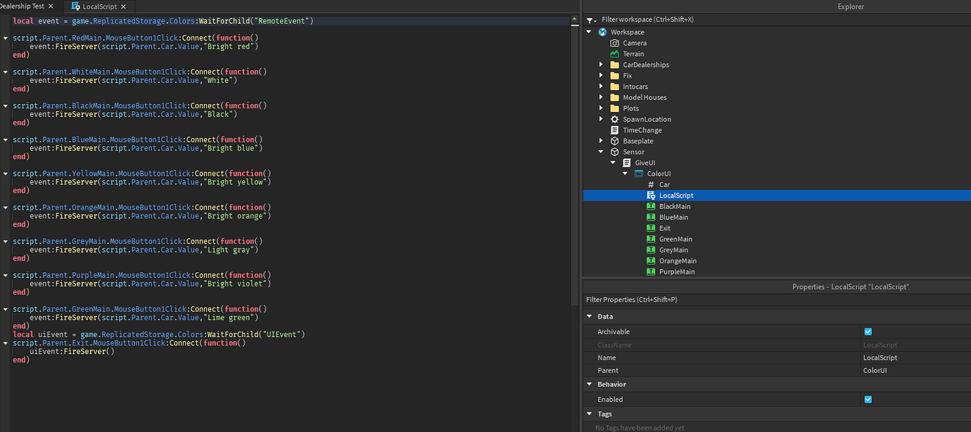 Color Customization Script - Scripting Support - Developer Forum | Roblox