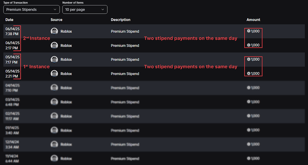 I'm Being Charged Twice for Roblox Premium 1000 Membership - Purchasing ...