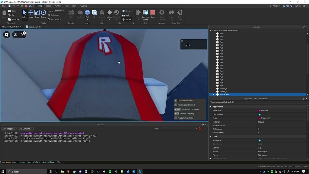 Feedback on realistic baked sound reverb system - Creations Feedback ...