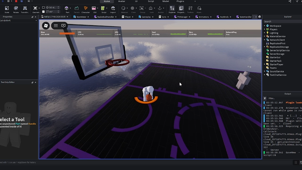 Ball lag in basketball game when shooting - Scripting Support ...