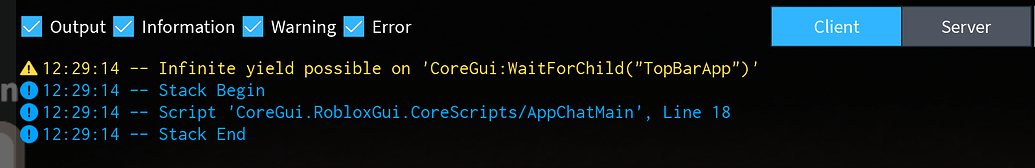 Roblox chat button is still visible when chat is disabled - Engine Bugs - Developer Forum | Roblox