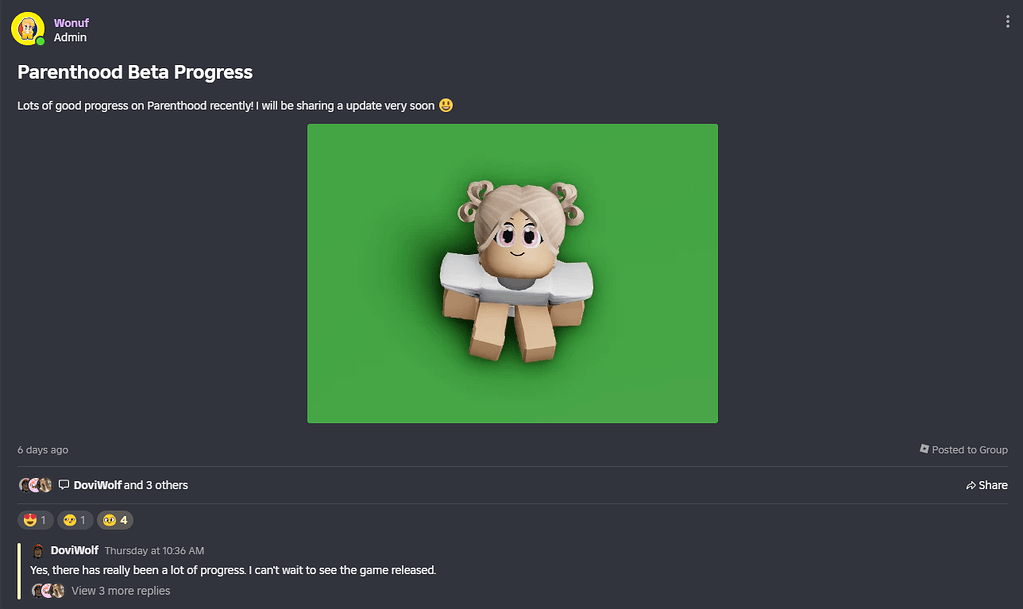 Guilded announcements being denied instantly - Roblox Application and ...