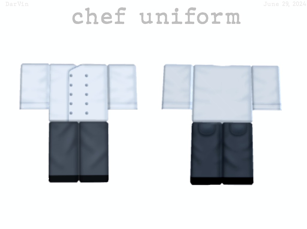 Chef uniform | feedback - Creations Feedback - Developer Forum | Roblox
