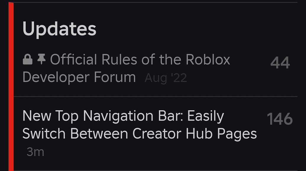 Pages read on the Devforum! - Forum Bugs - Developer Forum | Roblox