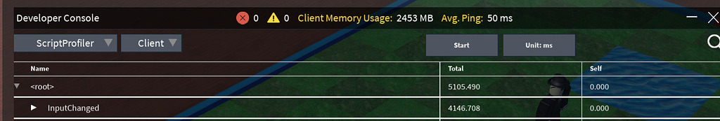 Why is InputChanged eating so much memory? - Scripting Support - Developer Forum | Roblox