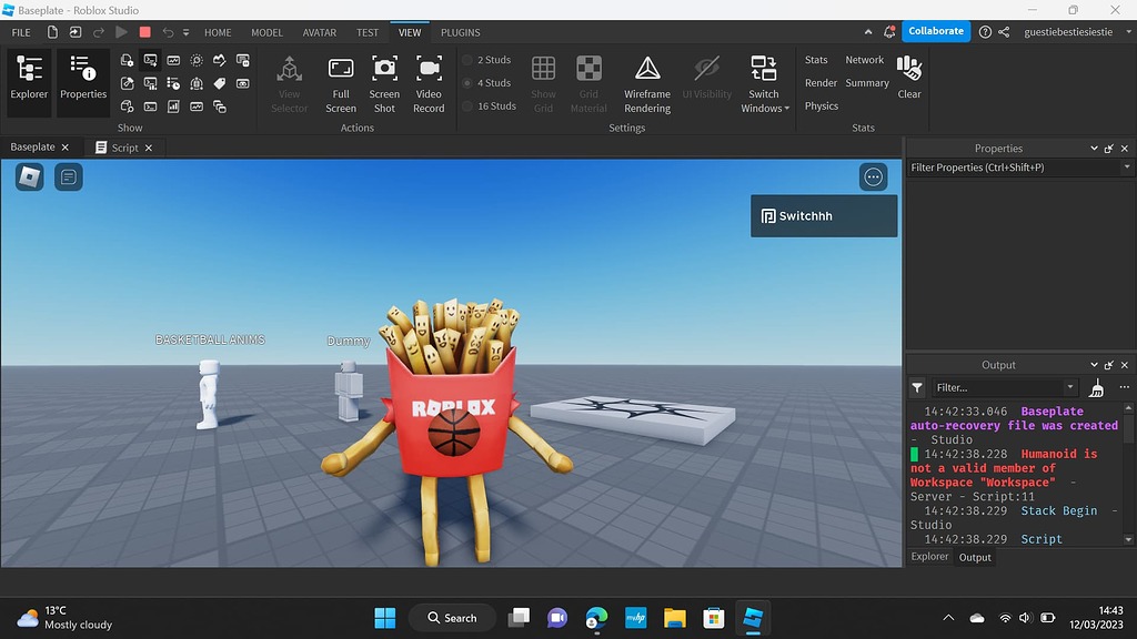 How To Get Parts To Work With Motor6d Animations Scripting Support Developer Forum Roblox