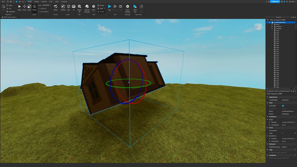 Why is my model's hit box oriented? - Building Support - Developer ...