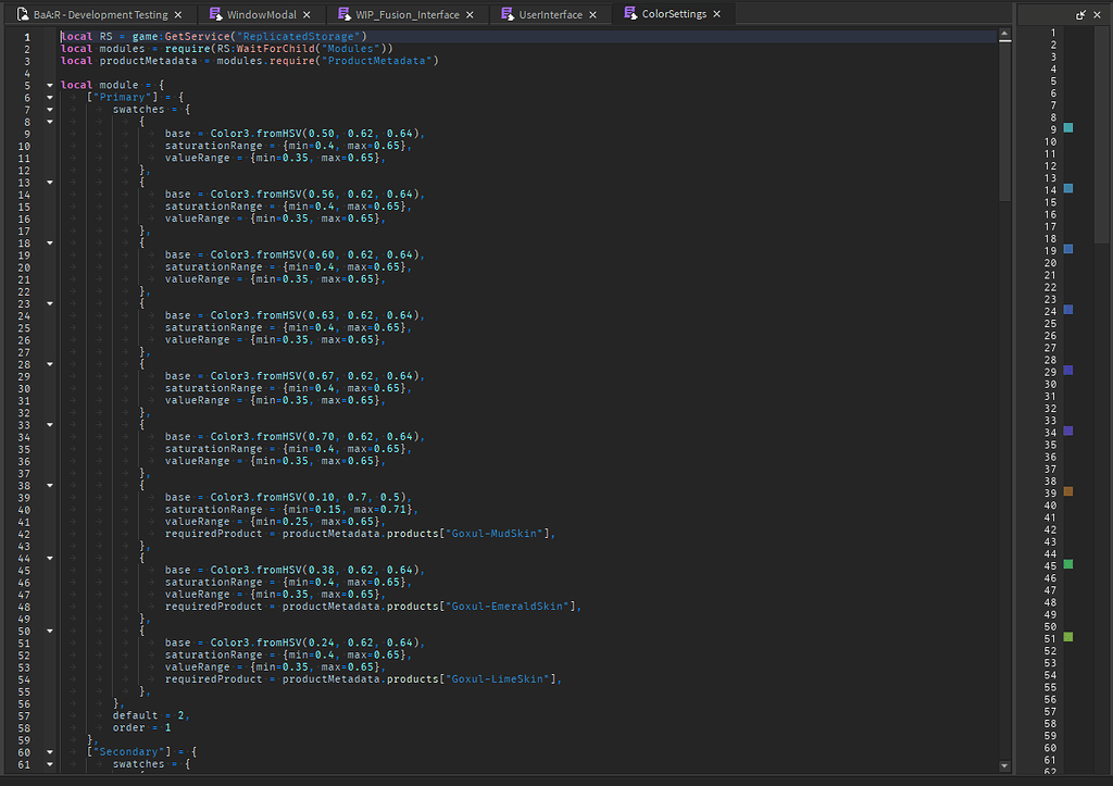 Preview Color3 in-line in scripts (yes, again) - Studio Features ...