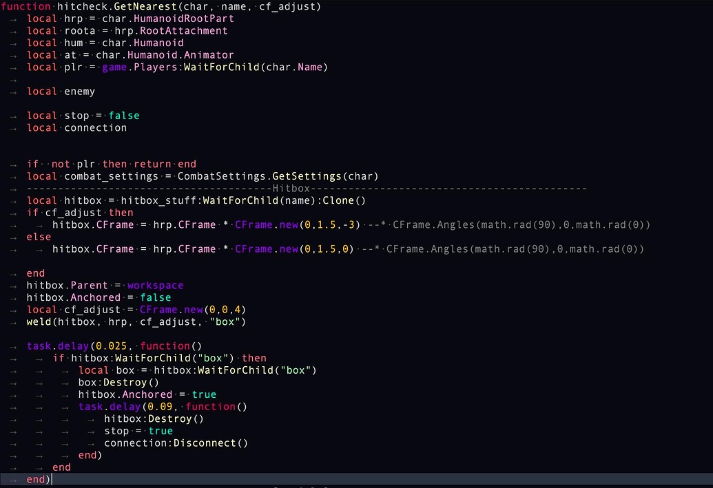 Script taking 0.018 seconds to retrieve the enemy in my hitbox system - Scripting Support ...