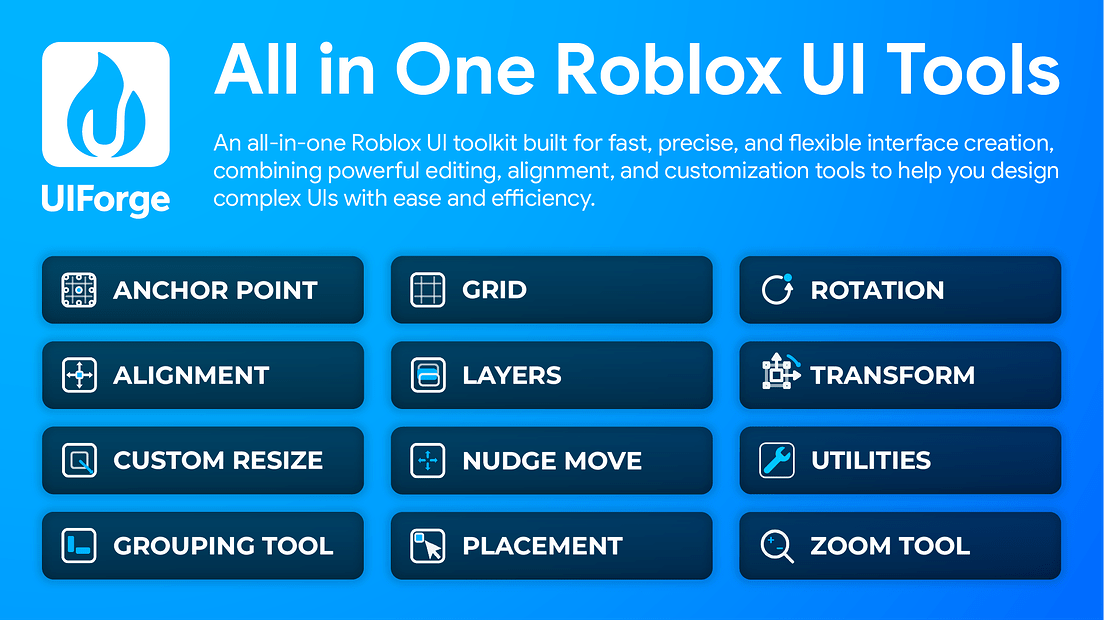 UIForge - The Ultimate UI Design Suite for Roblox Studio - Community ...