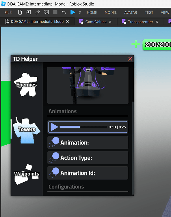 How to play an animation inside the studio editor? - Scripting Support ...