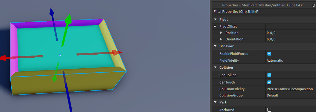 High Collision Fidelity compared to Default Collision Fidelity ...