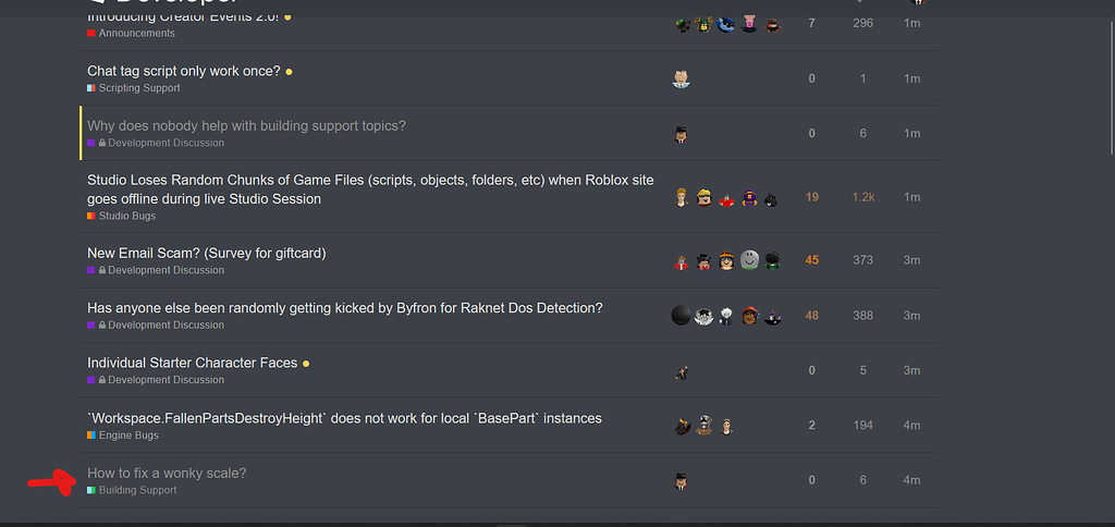 We should reorganize the DevForum Main Page - Forum Features ...
