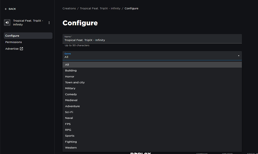 Enhancing the Roblox Audio Pages Experience - Website Features ...