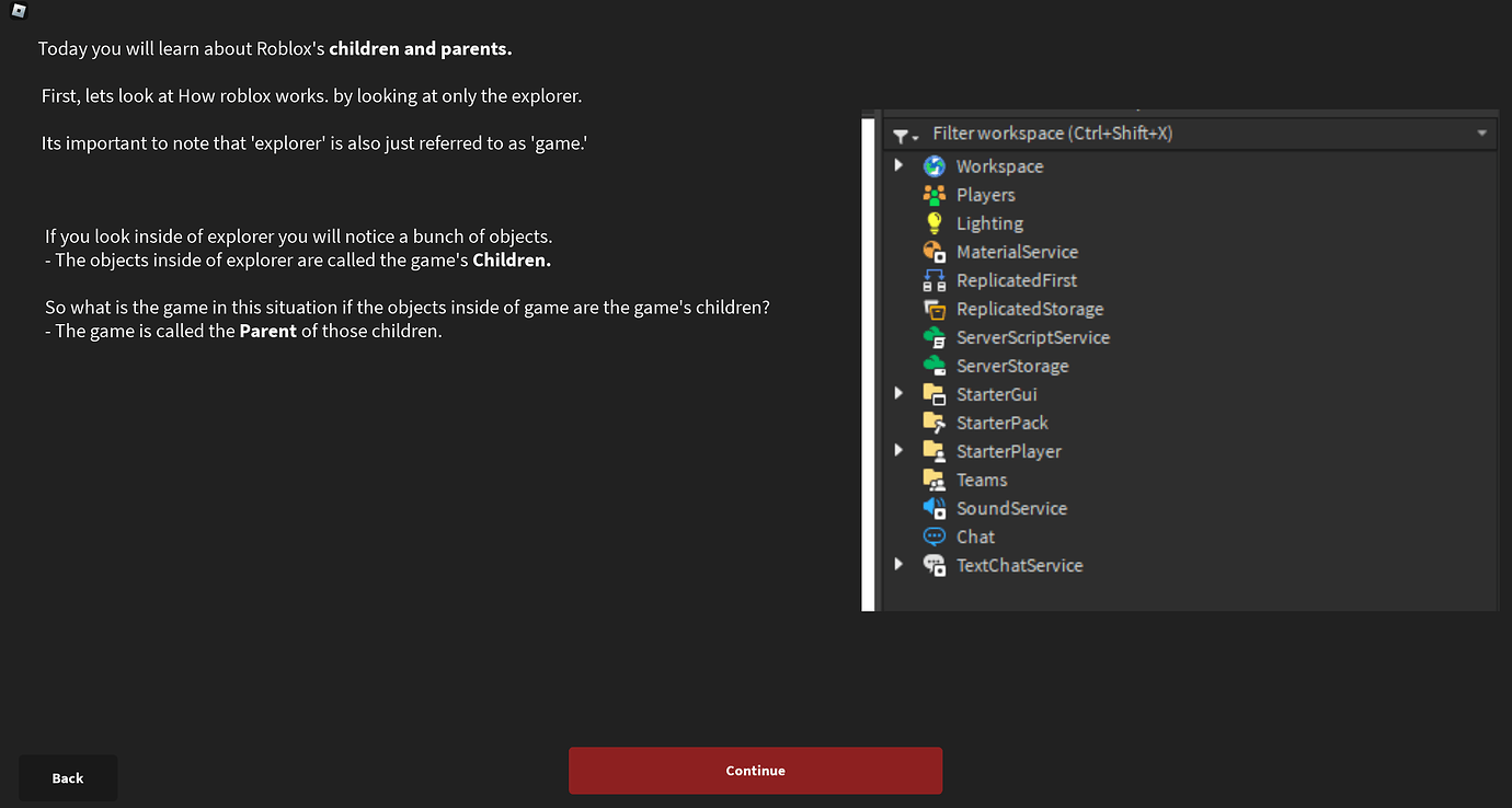Learn about Children and Parents in roblox studio! - Community ...