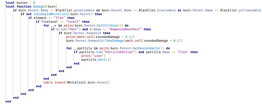 For I,V loops not working properly - Scripting Support - Developer Forum | Roblox