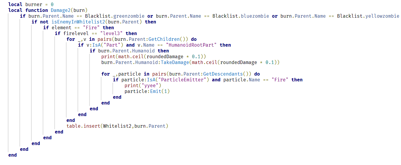 For I,V loops not working properly - Scripting Support - Developer Forum | Roblox