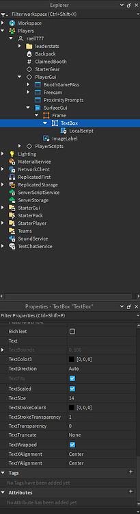 TextBox Updating to PlayerGui - Scripting Support - Developer Forum ... TextBox Updating to PlayerGui - Scripting Support - Developer Forum ...
