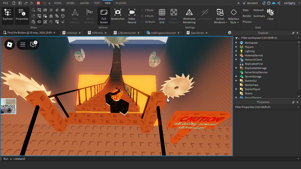 Problem with rotating saws - Scripting Support - Developer Forum | Roblox