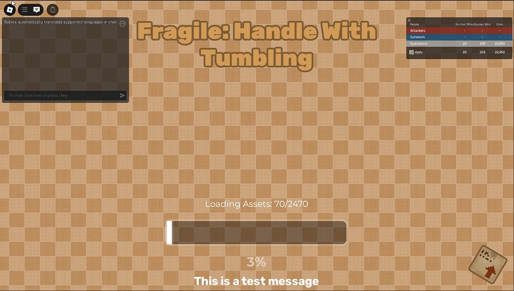 Fragile: Handle with Tumbling! Update Log - Bulletin Board - Developer ...