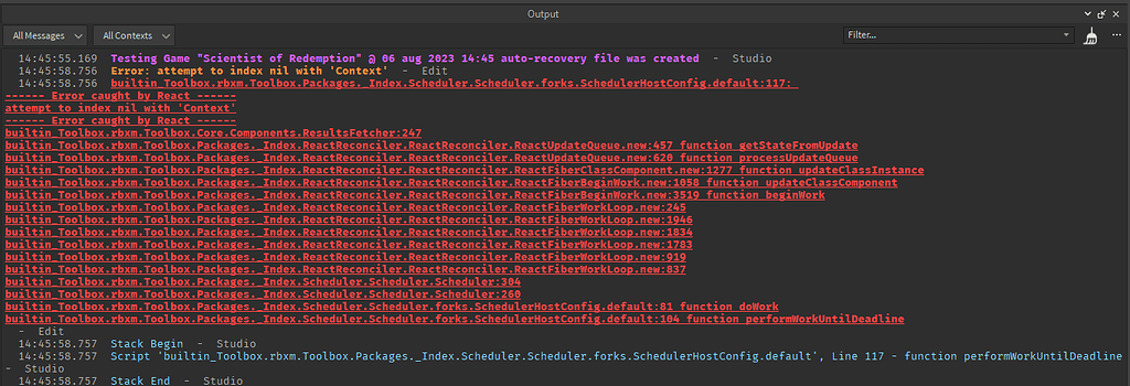What happened in my output? - Platform Usage Support - Developer Forum | Roblox