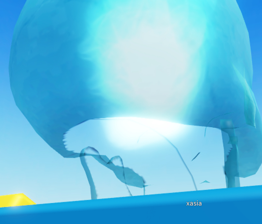 The inside of ‘Blue Inferno Skull’ (semi transparent item) is ...