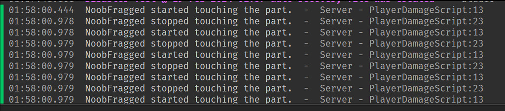 Need help with hit detection on a growing/moving part - Scripting ...