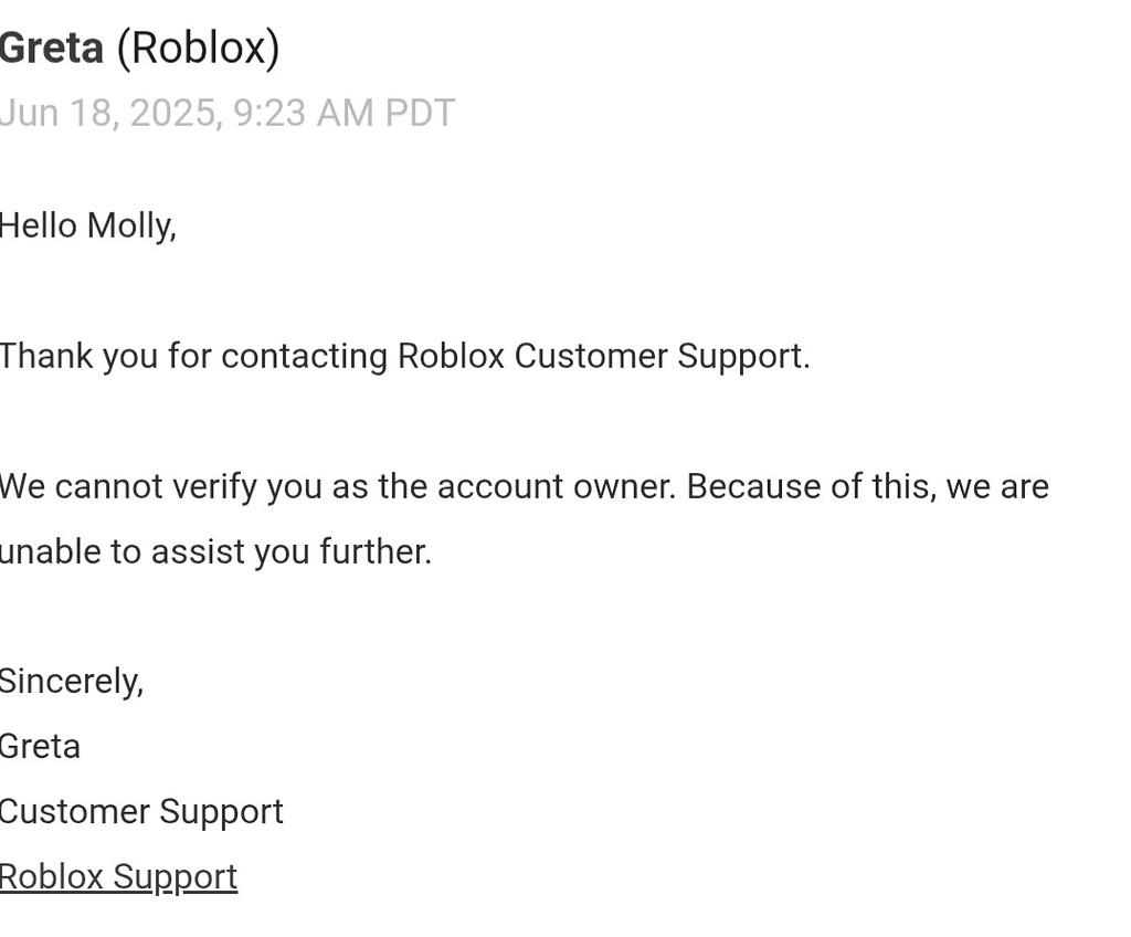 Bug with Roblox Support - Other Bugs - Developer Forum | Roblox