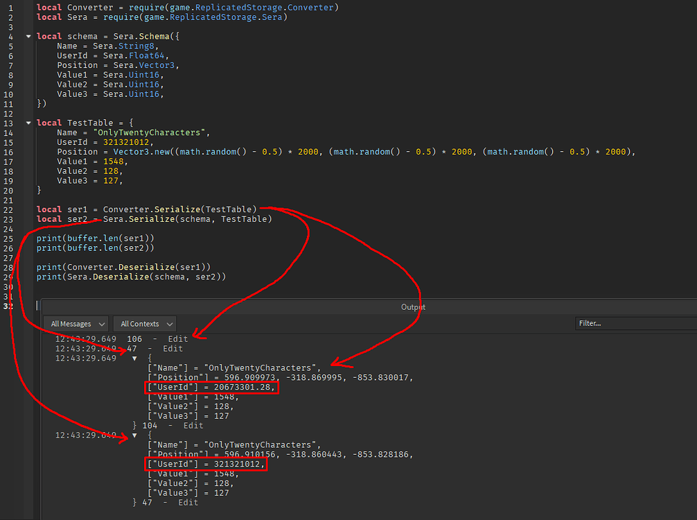 Sera - Low-level schematized serialization library - Community Resources - Developer Forum | Roblox