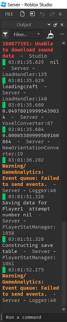What could cause a remote function to stop printing errors on the server? - Scripting Support ...