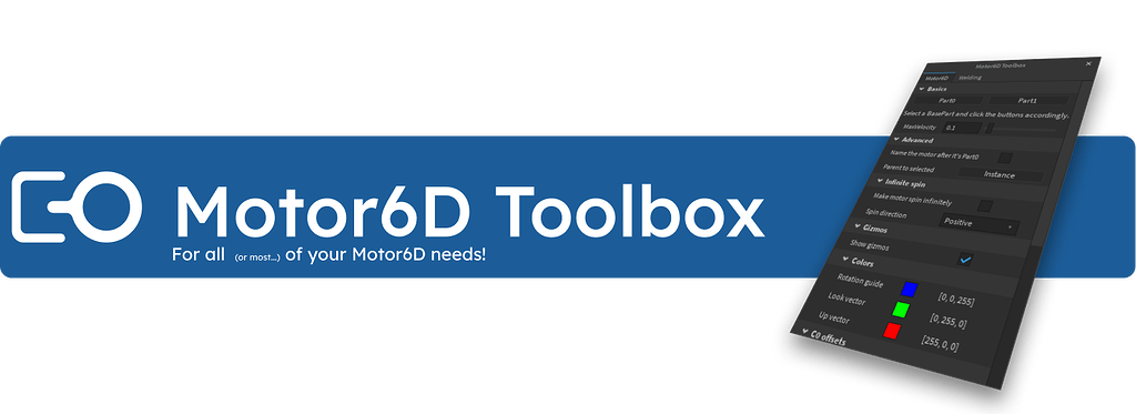 Motor6D Toolbox | For all (or most...) of your Motor6D needs! - Community Resources - Developer ...