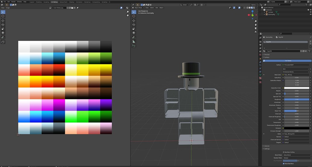 Object from Blender to ROBLOX without textures - Building Support ...