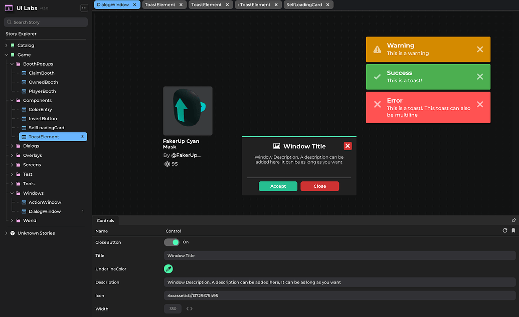 UI Labs - Modern Storybook Plugin for Roblox - Community Resources - Developer Forum | Roblox