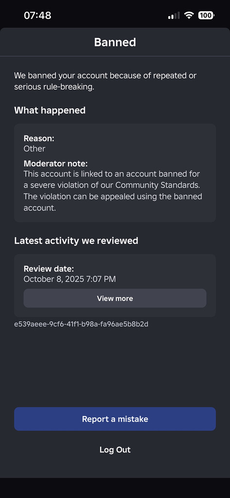 Account Wrongly Banned - Platform Usage Support - Developer Forum | Roblox