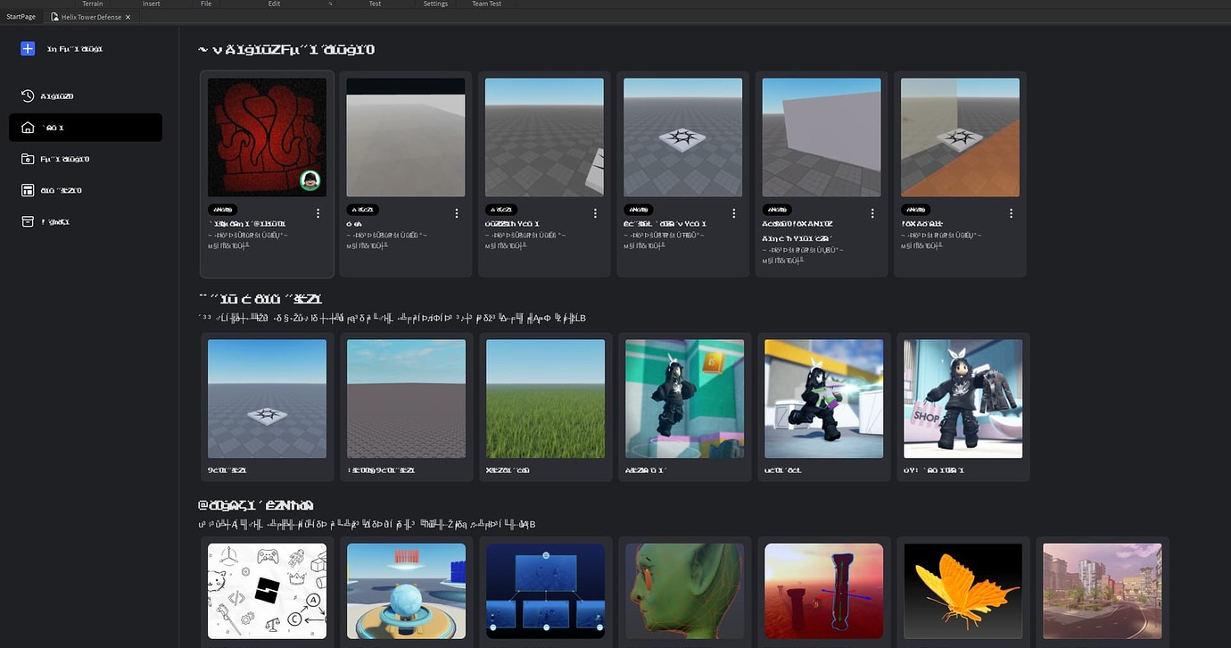 Studio start page / view bug - Platform Usage Support - Developer Forum | Roblox