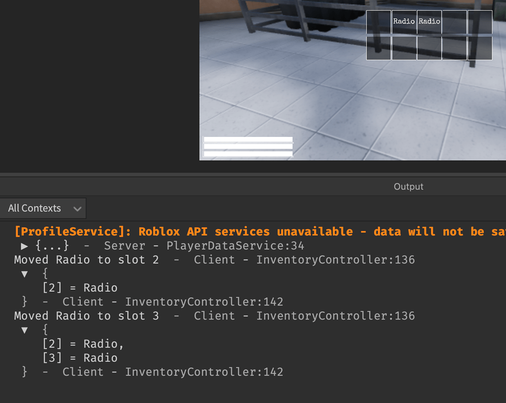 Item Is Duplicating Itself In My Inventory When I Swap Positions Scripting Support Developer 