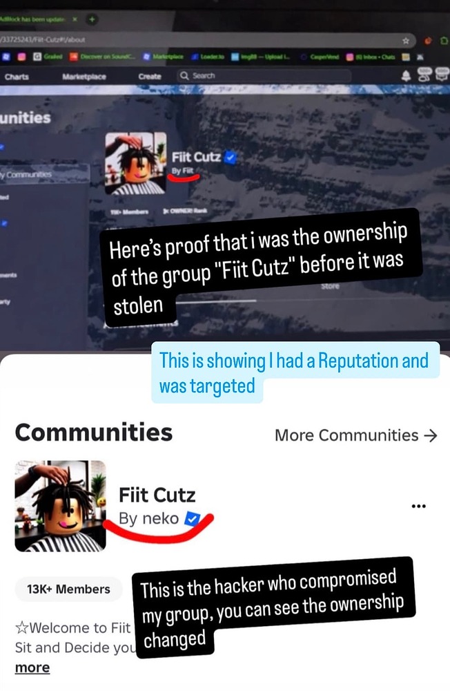 Termination Exploit (2-3 Accounts Deleted) Verified Groups Stolen ...