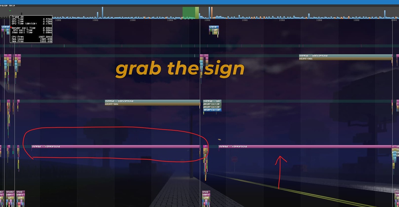 Lag Spikes -- MicroProfiler shows "Thread -Foreground" - Engine Bugs ...